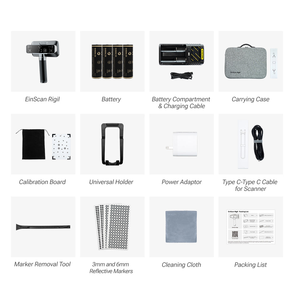 US Official Store | EinScan Rigil-World’s First Tri-Mode Laser 3D Scanner